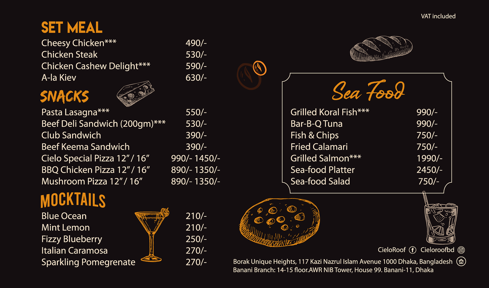 Cielo Rooftop Restaurant in Banani - Shopalian.com