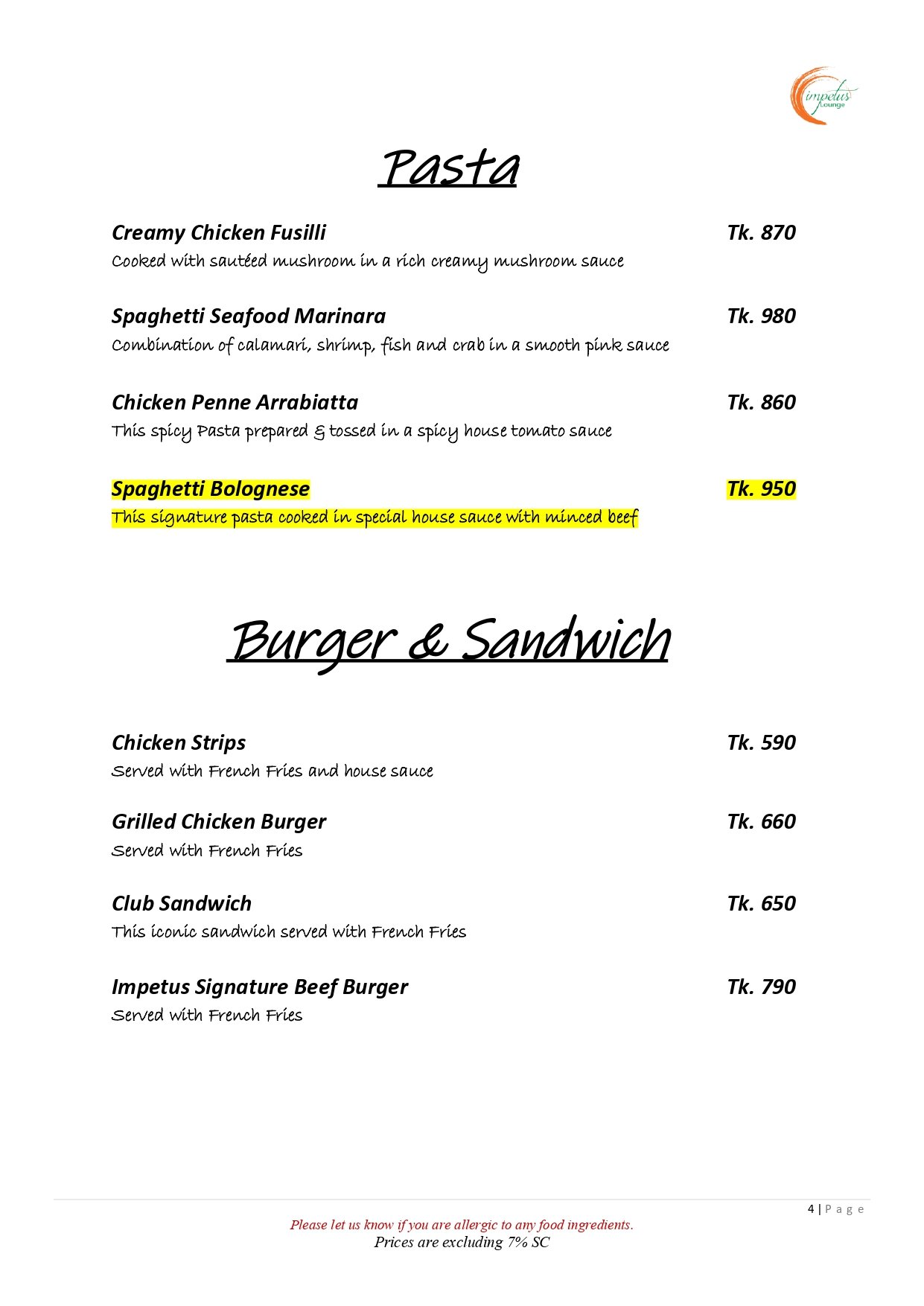 Impetus Lounge Rooftop Restaurant at Gulshan Link Road - Shopalian.com