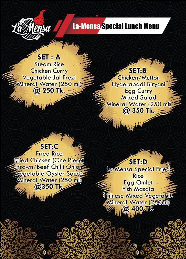 La Mensa Restaurant in Chittagong Highway - Shopalian.com